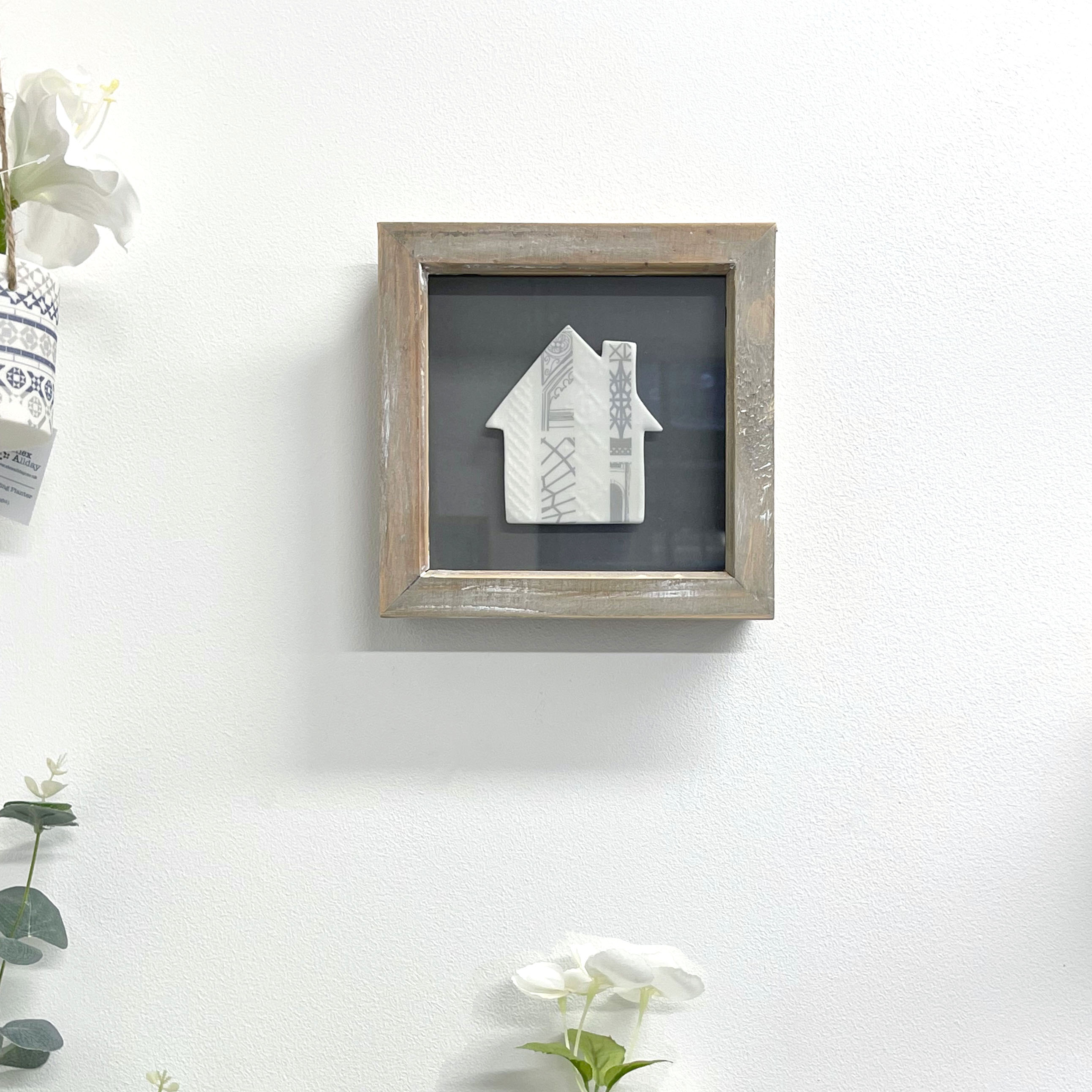 Framed Porcelain House – Alex Allday Ceramics